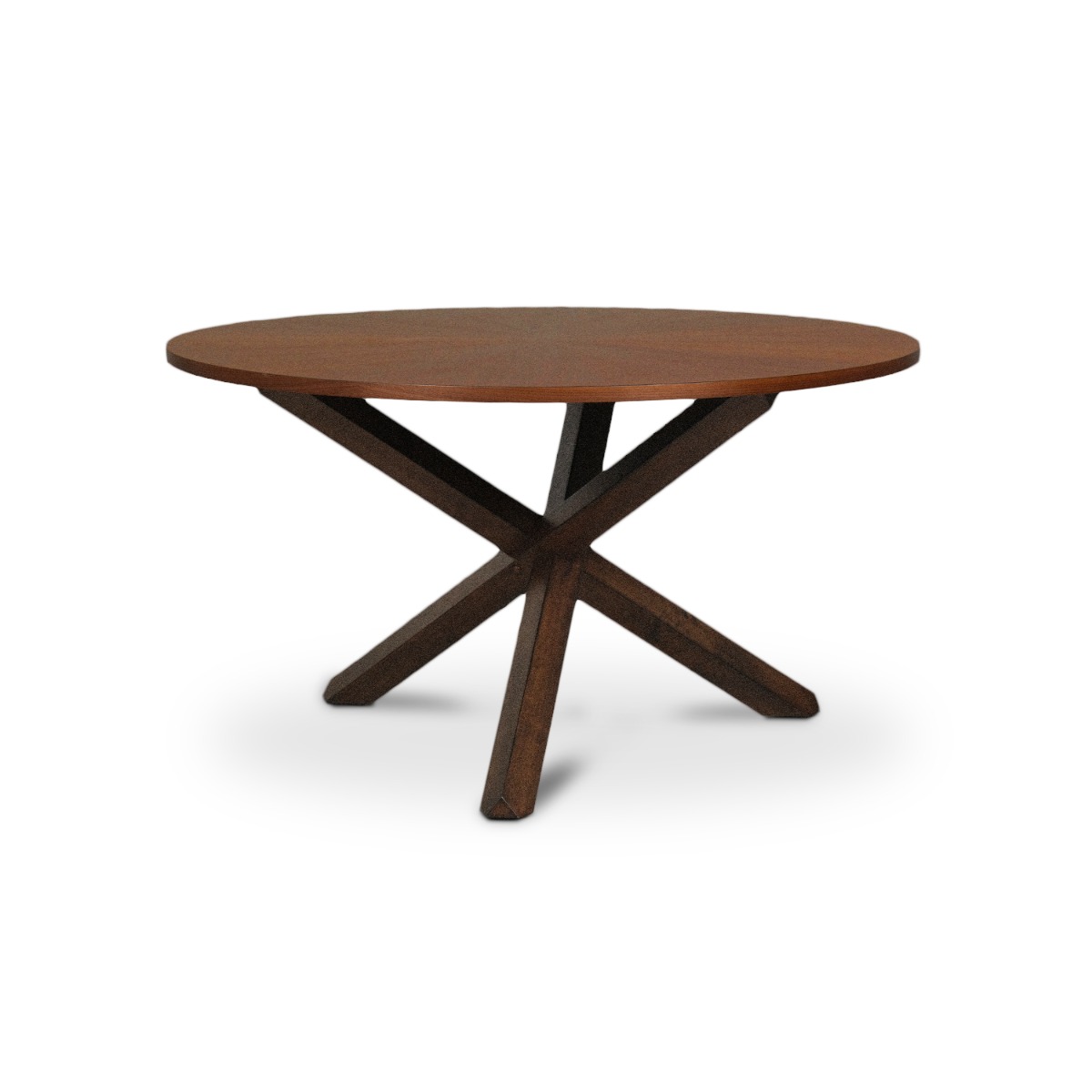 Ashton Walnut Round Dining Table