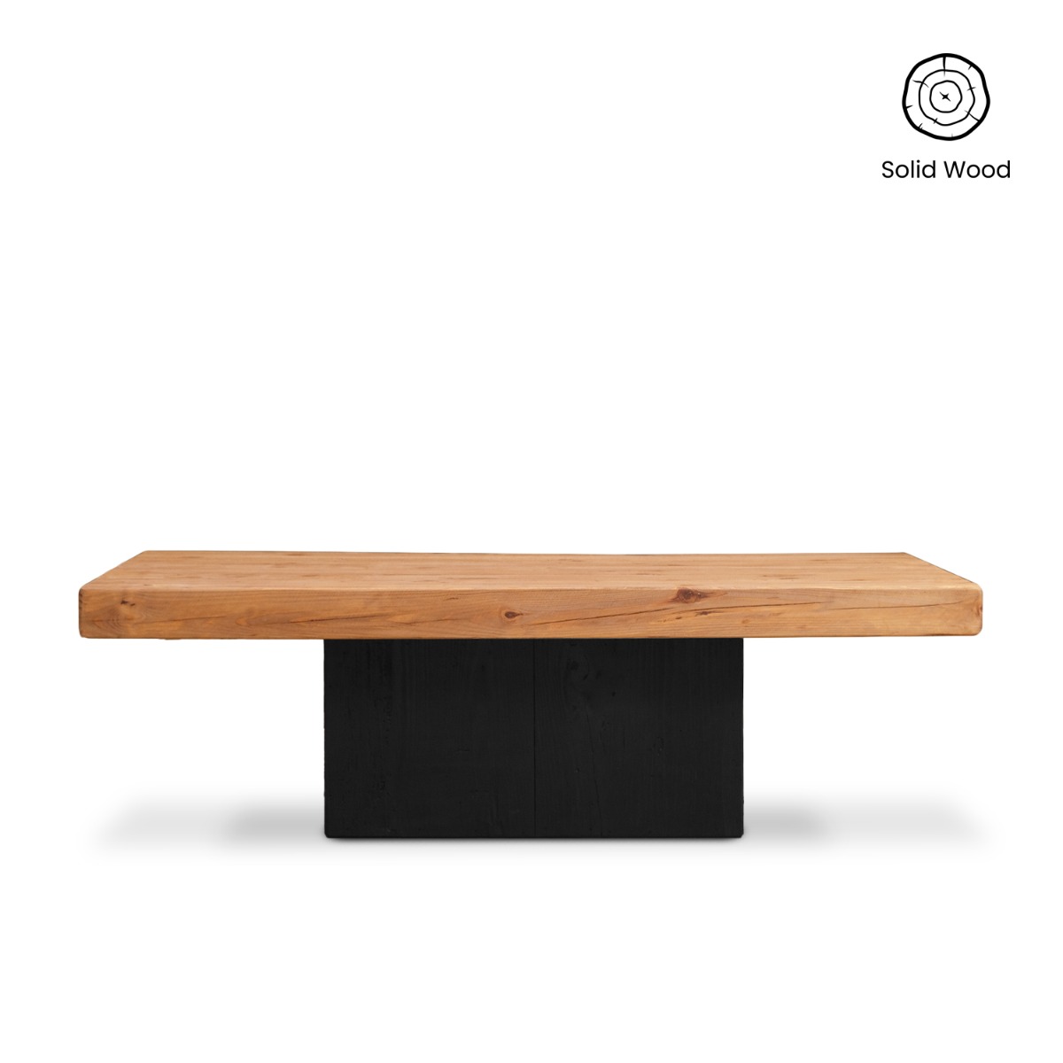 Chunk 2-Tone Reclaimed Wood Coffee Table