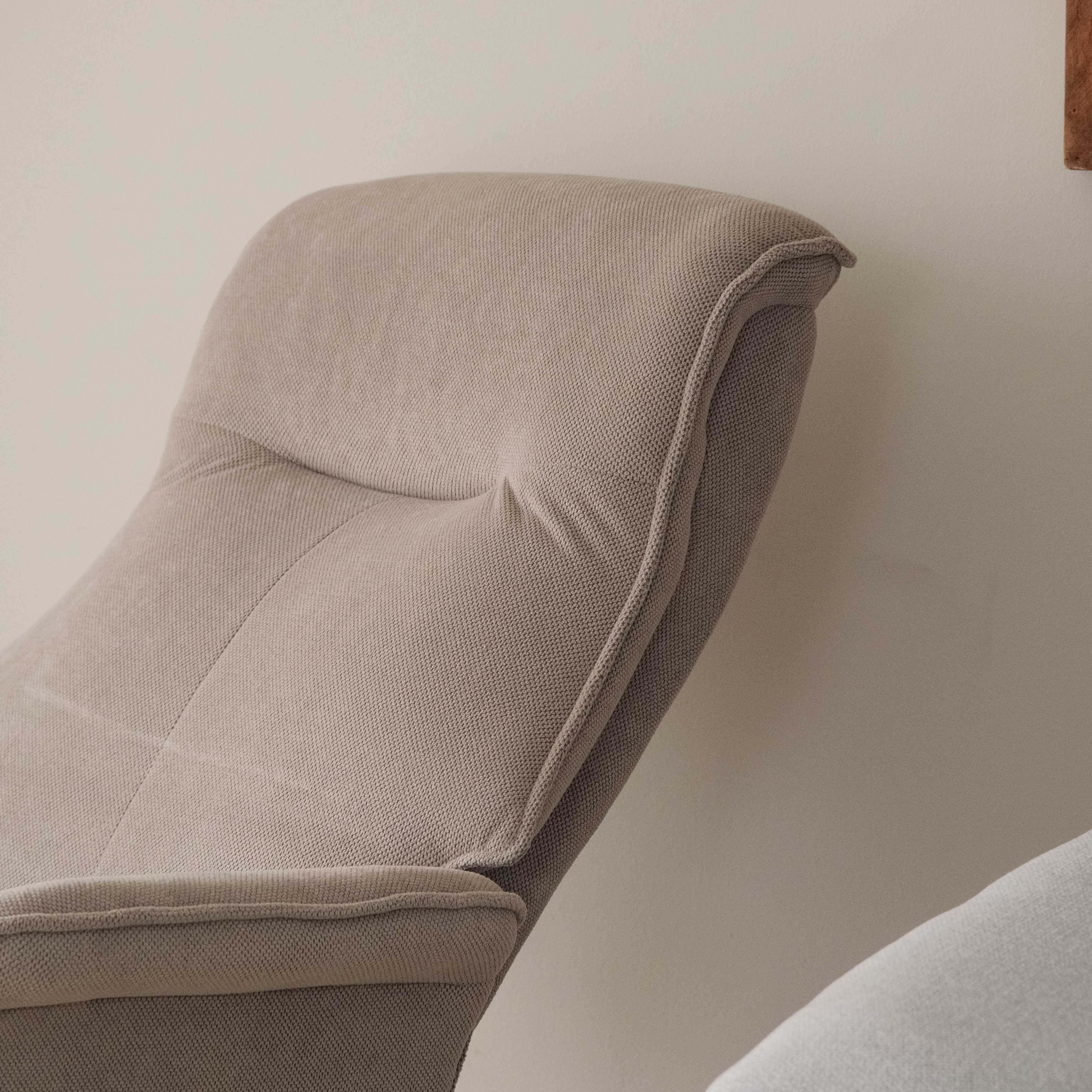 Zack Mist Grey Reclining Lounge Chair